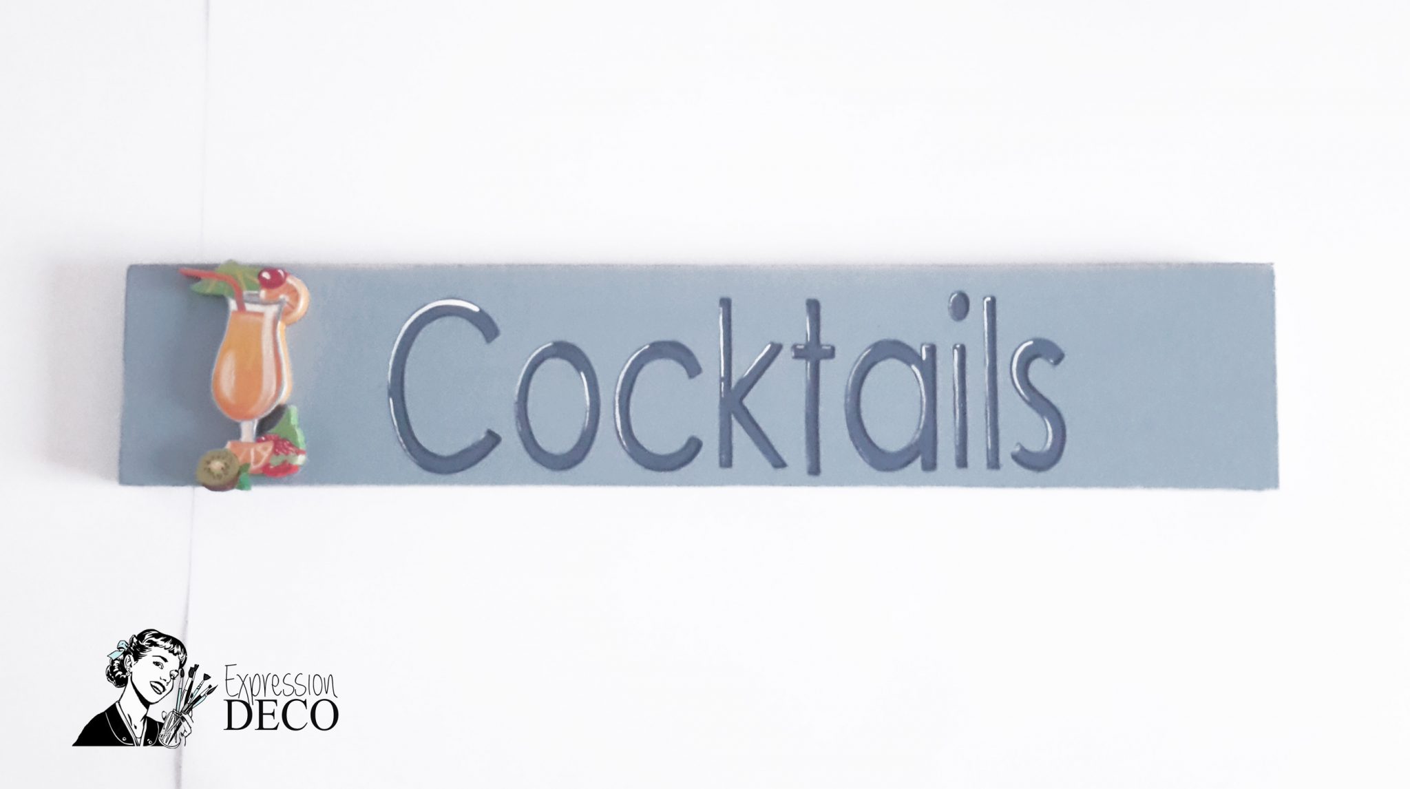 ExpressionDeco - Pancarte Tableau Cocktails